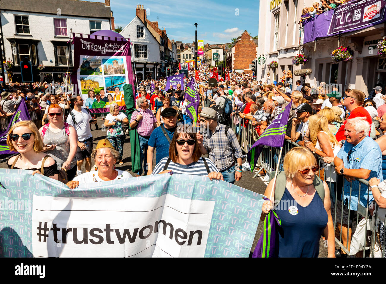 Durham miners banner hi-res stock photography and images - Alamy