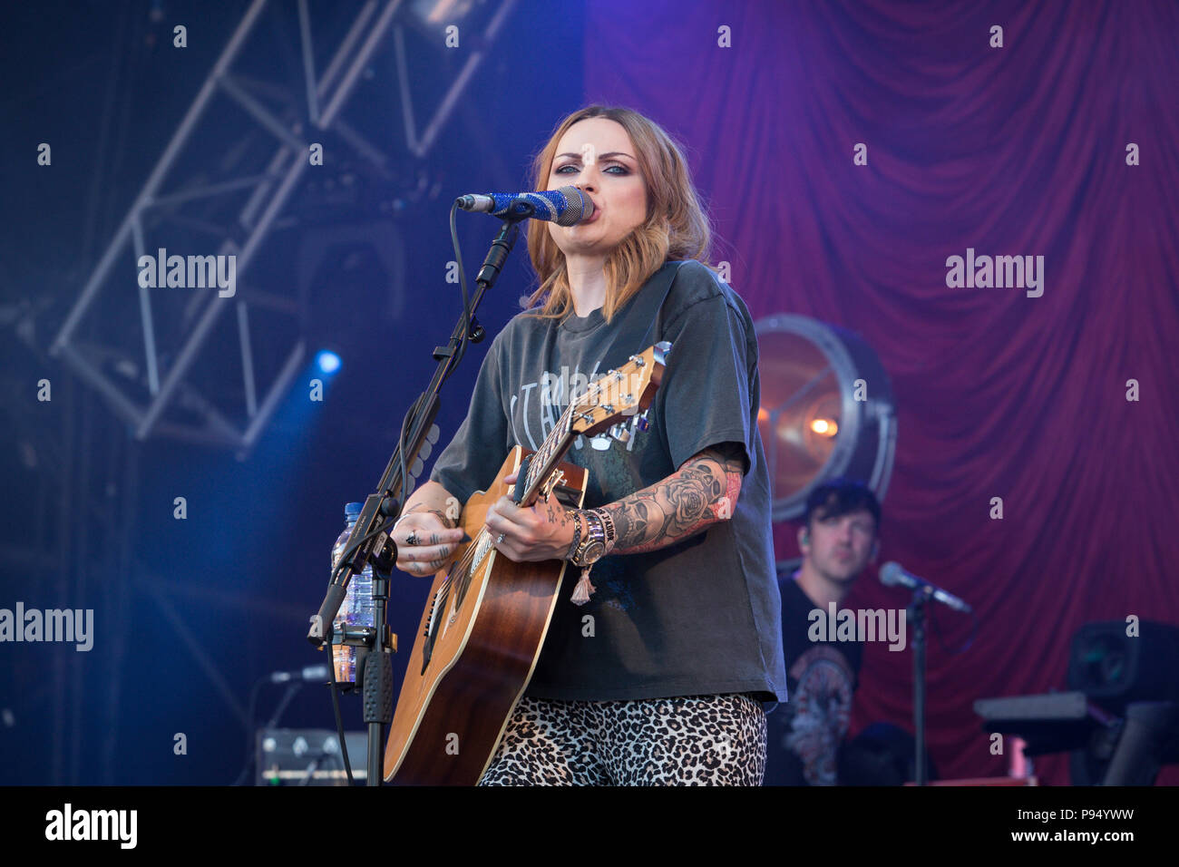 Amy MacDonald performs at the 2018 Cornbury Festival, Great Tew ...