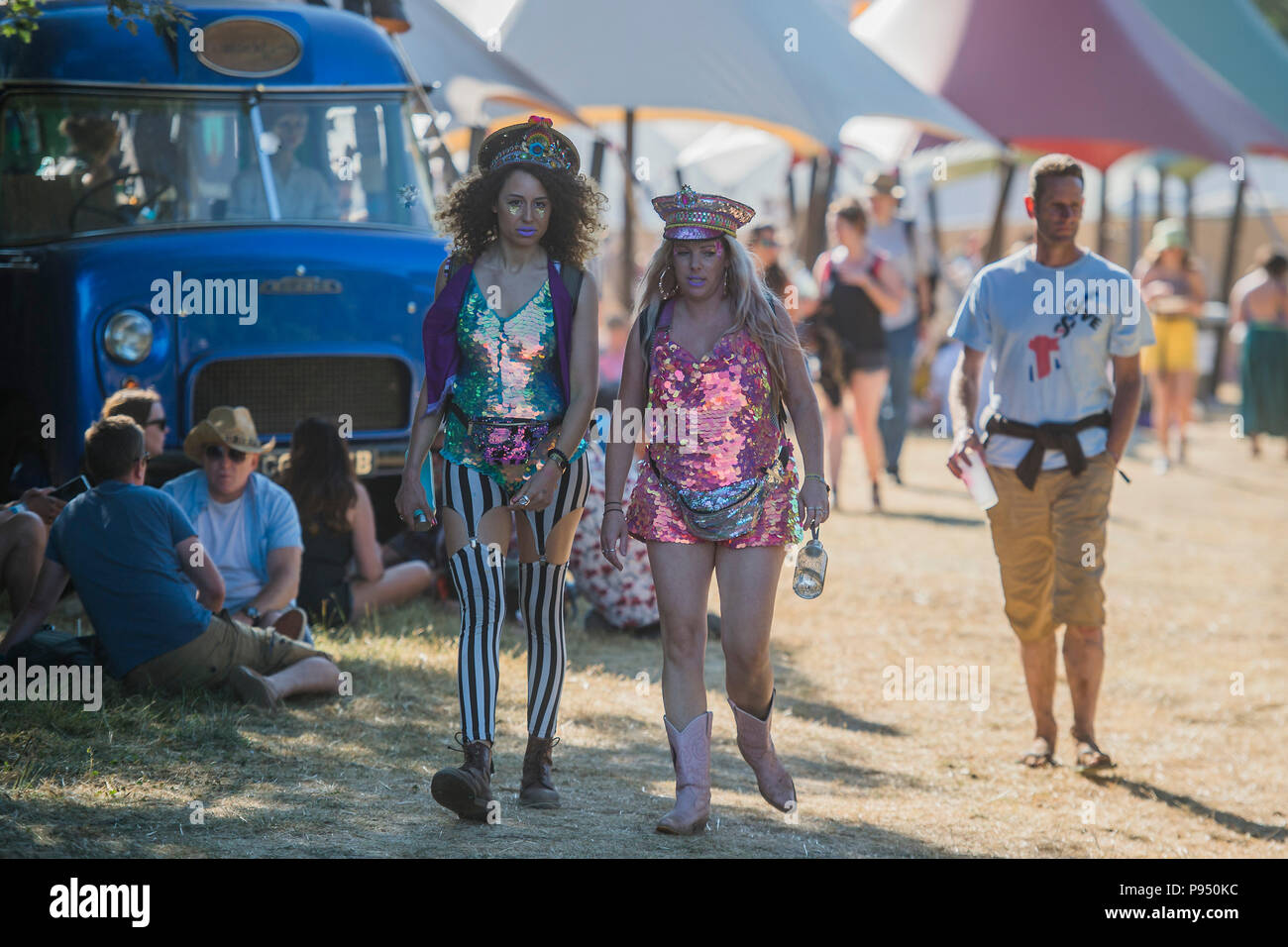 The 2018 Latitude Festival, Henham Park. Suffolk 14 July 2018 Stock ...