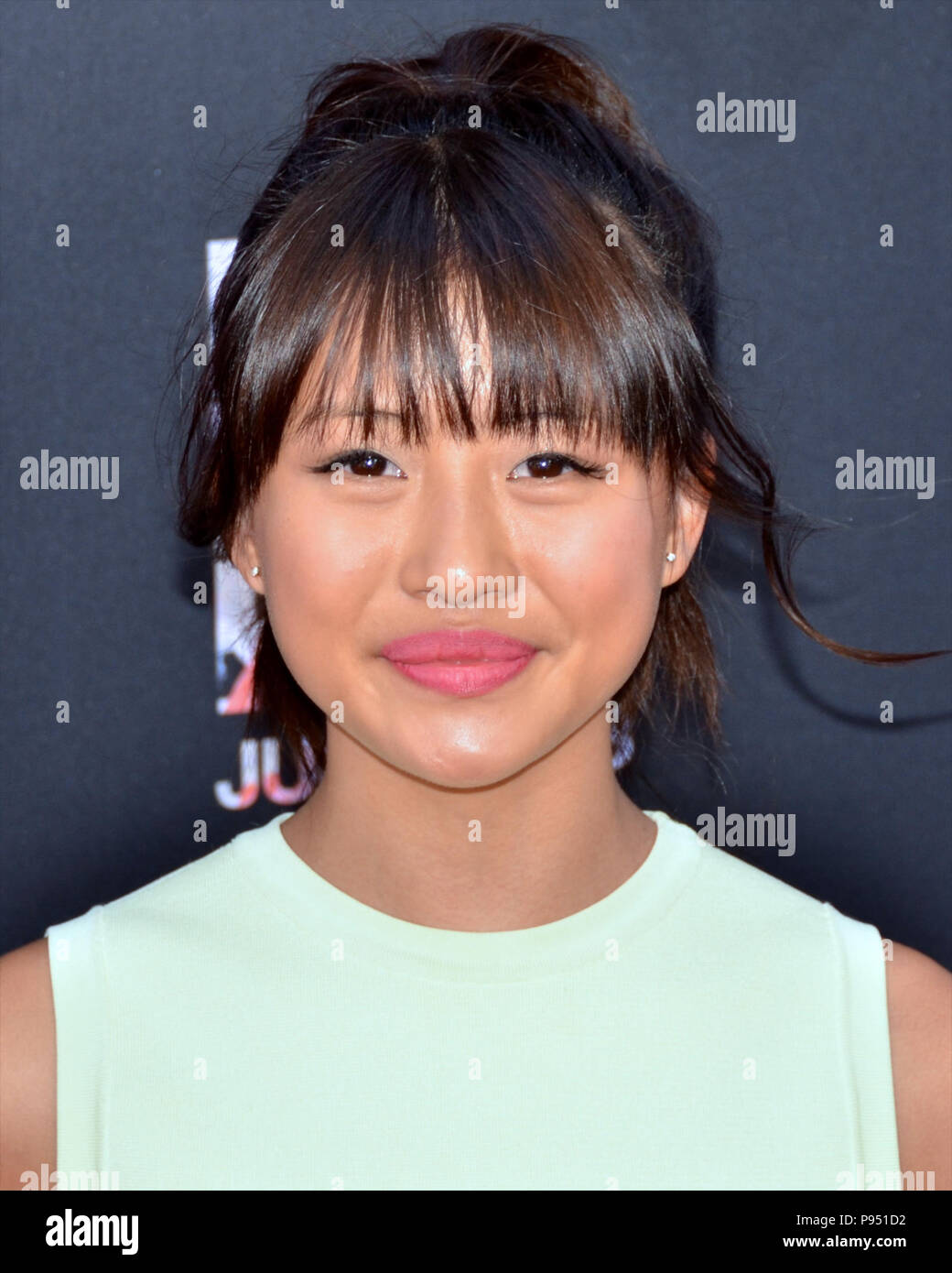 Los Angeles, California, USA. 14th June, 2015. HALEY TJU arrives at the ...