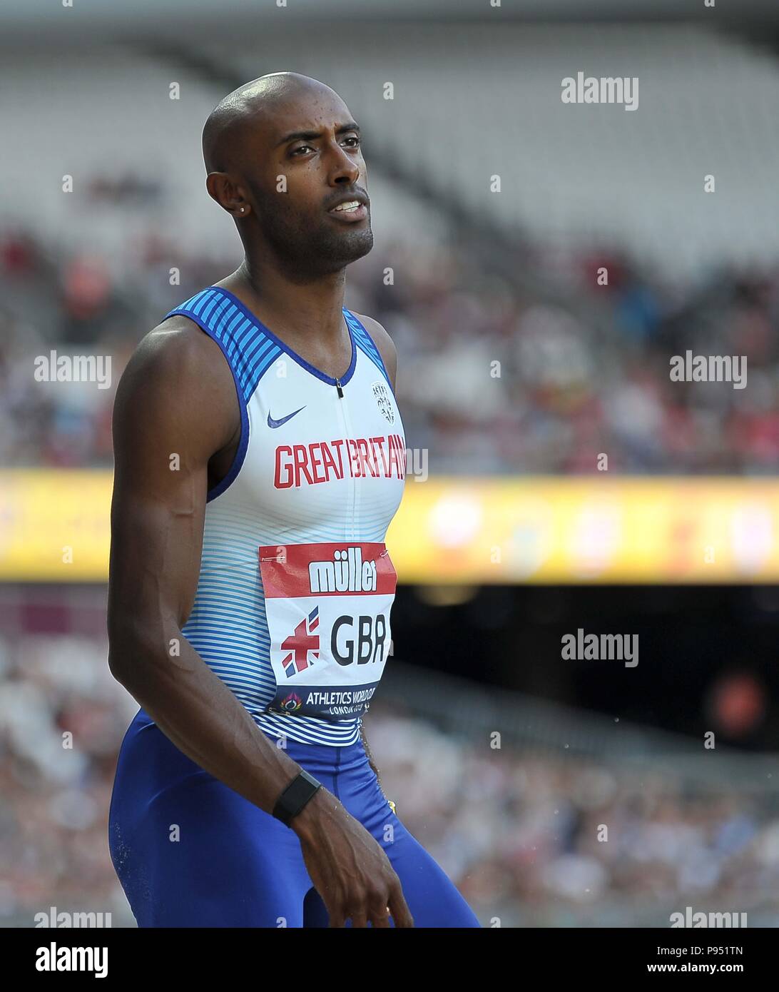 Nathan Douglas (GBR) in the mens triple jump. Athletics World Cup ...