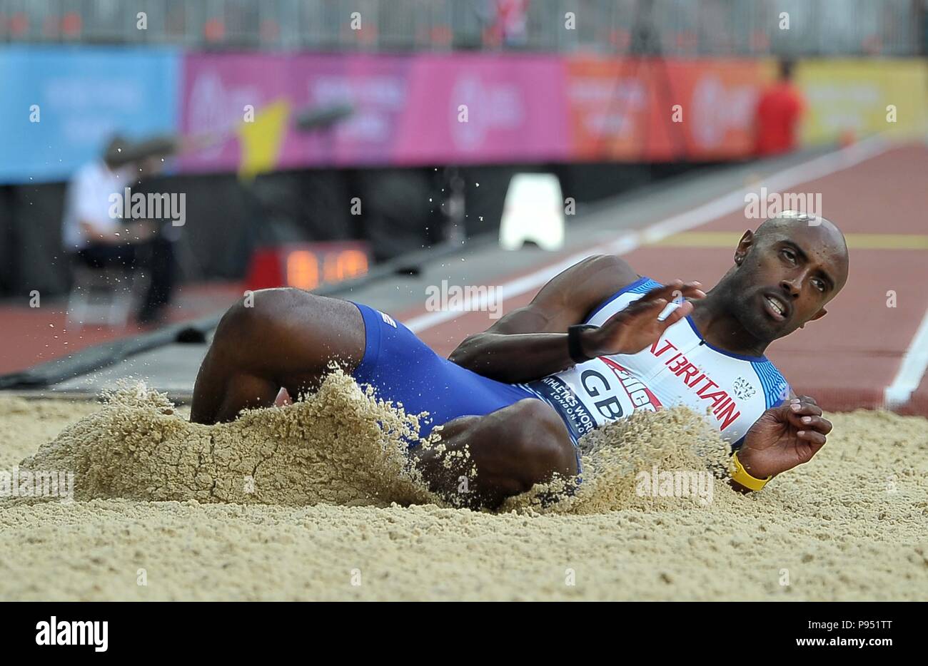 Nathan Douglas (GBR) in the mens triple jump. Athletics World Cup ...