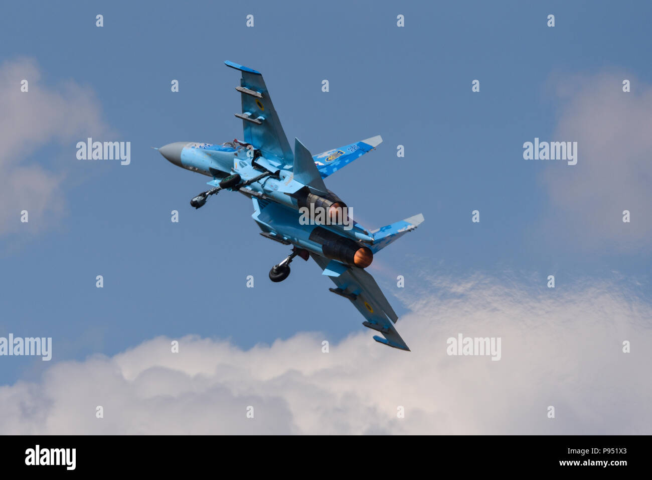 Sukhoi Su-27 Flanker fighter jet plane from Ukraine at Royal ...