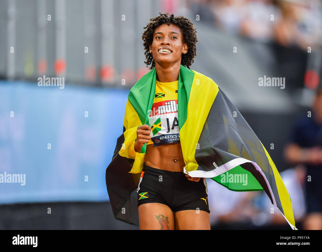 McPHERSON Stephanie Ann (JAM) winning the Women's 400m during Athletics ...