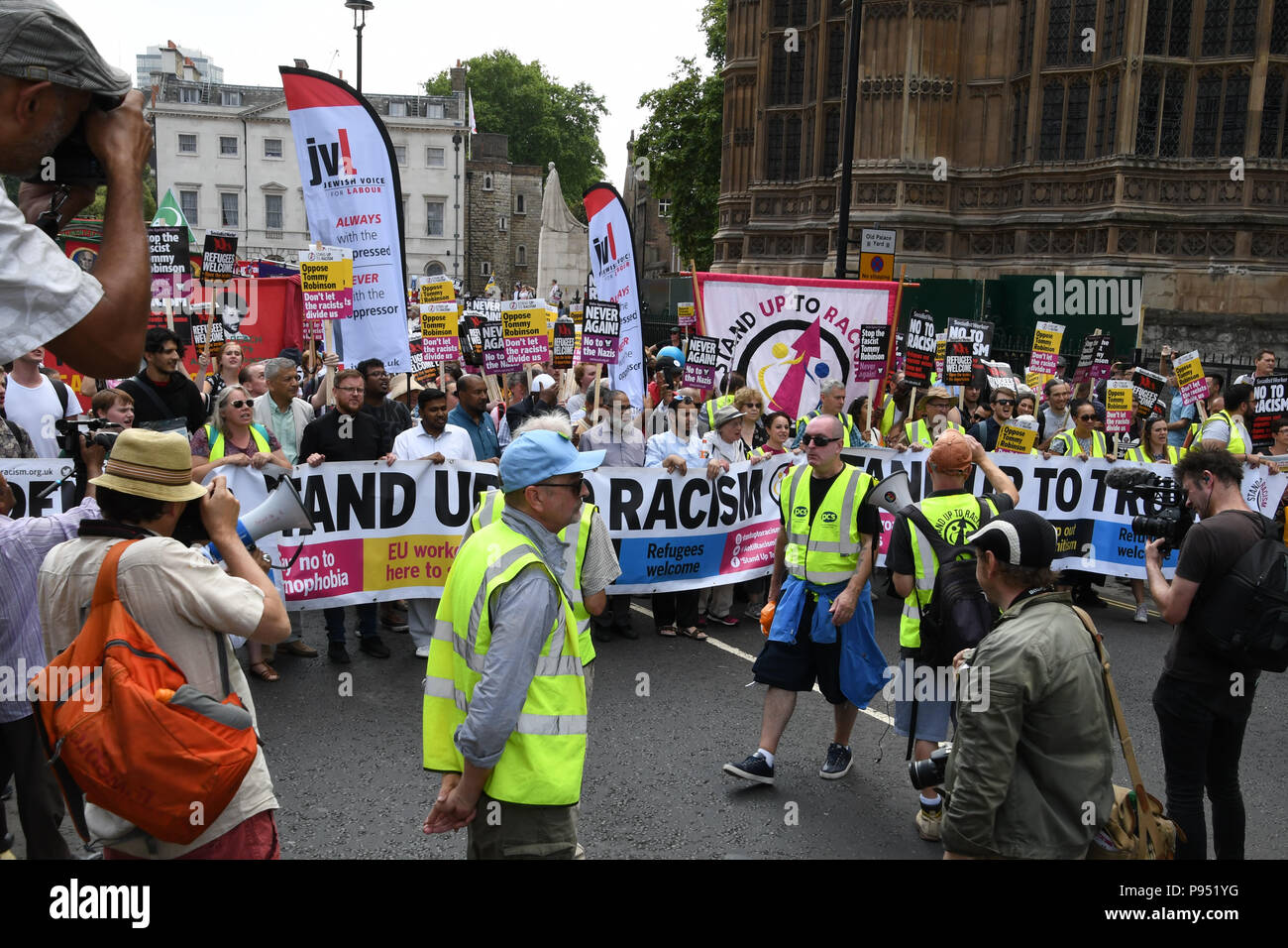 Hundreds Unity protest assembly at old Palace Yard march and rally at ...
