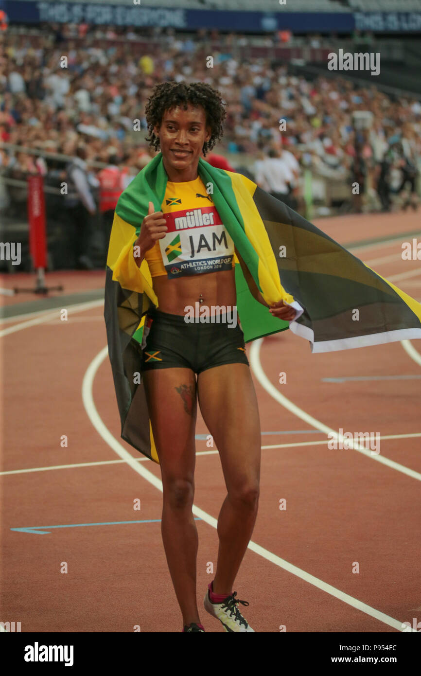 London UK 14.July. Stephanie Ann McPherson, who also took home gold ...