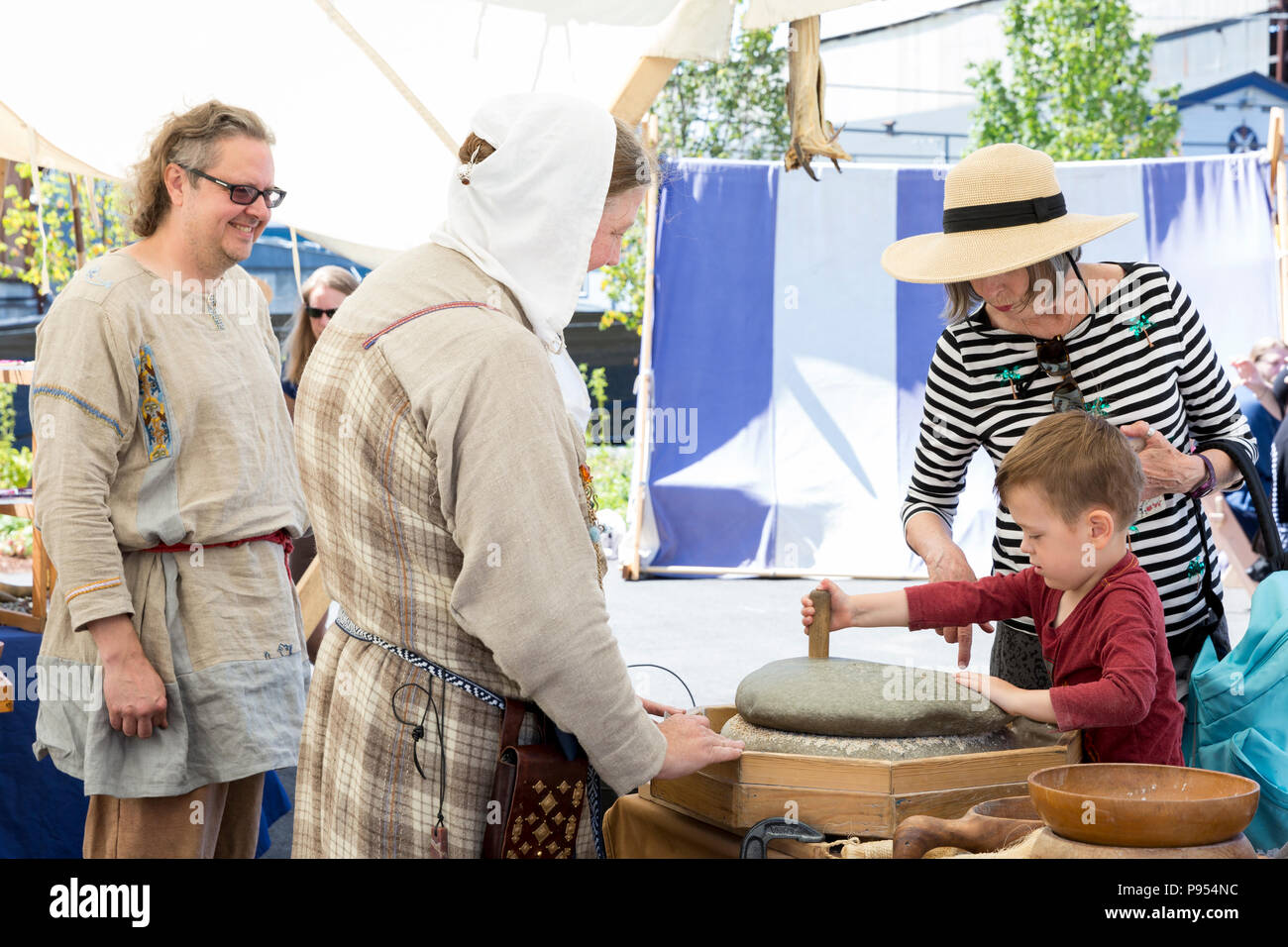 Quern stone hi-res stock photography and images - Alamy