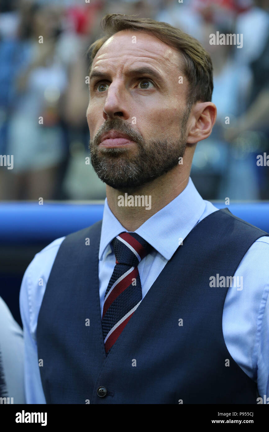 St.Petersburg, Russia. 14th July, 2018. Gareth Southgate (ENG) Football ...