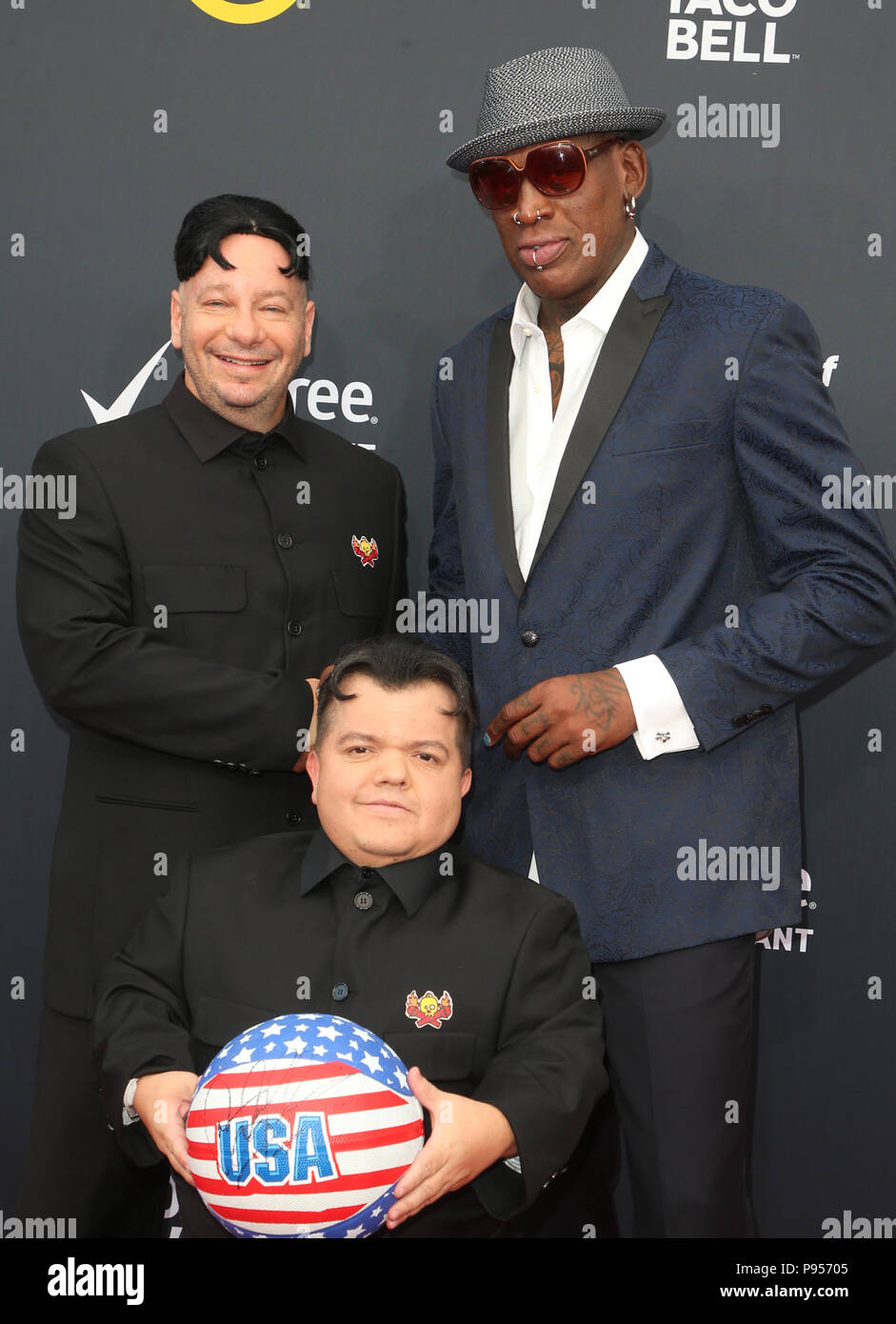 Hollywood, Ca. 14th July, 2018. Jeff Ross, Dennis Rodman, at Comedy ...
