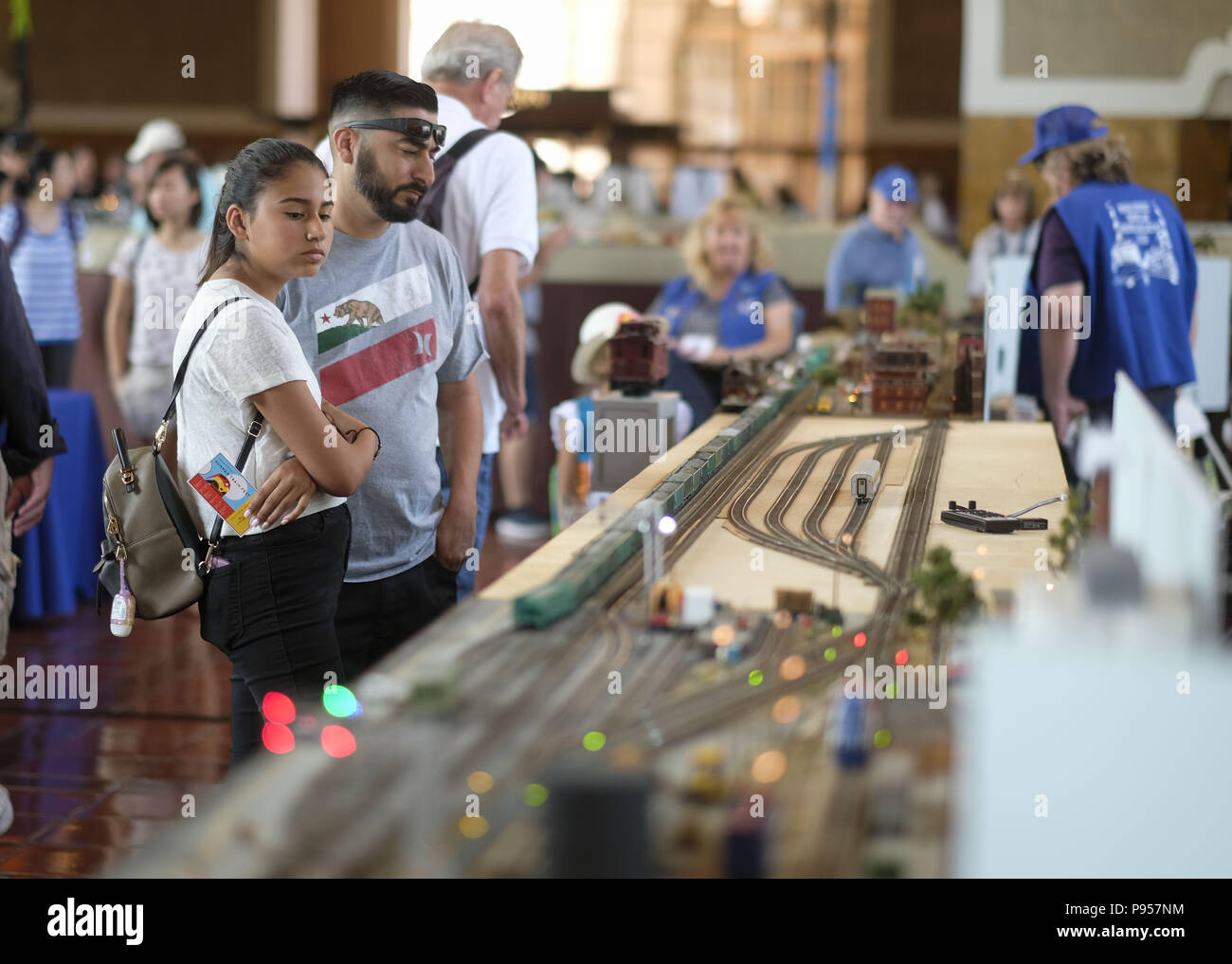 Los Angeles, California, USA. 14th July, 2018. People visit the 2nd ...