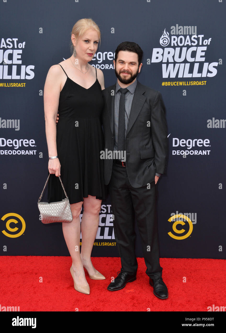 LOS ANGELES, CA. July 14, 2018: Samm Levine & Rachel Cushing at the ...
