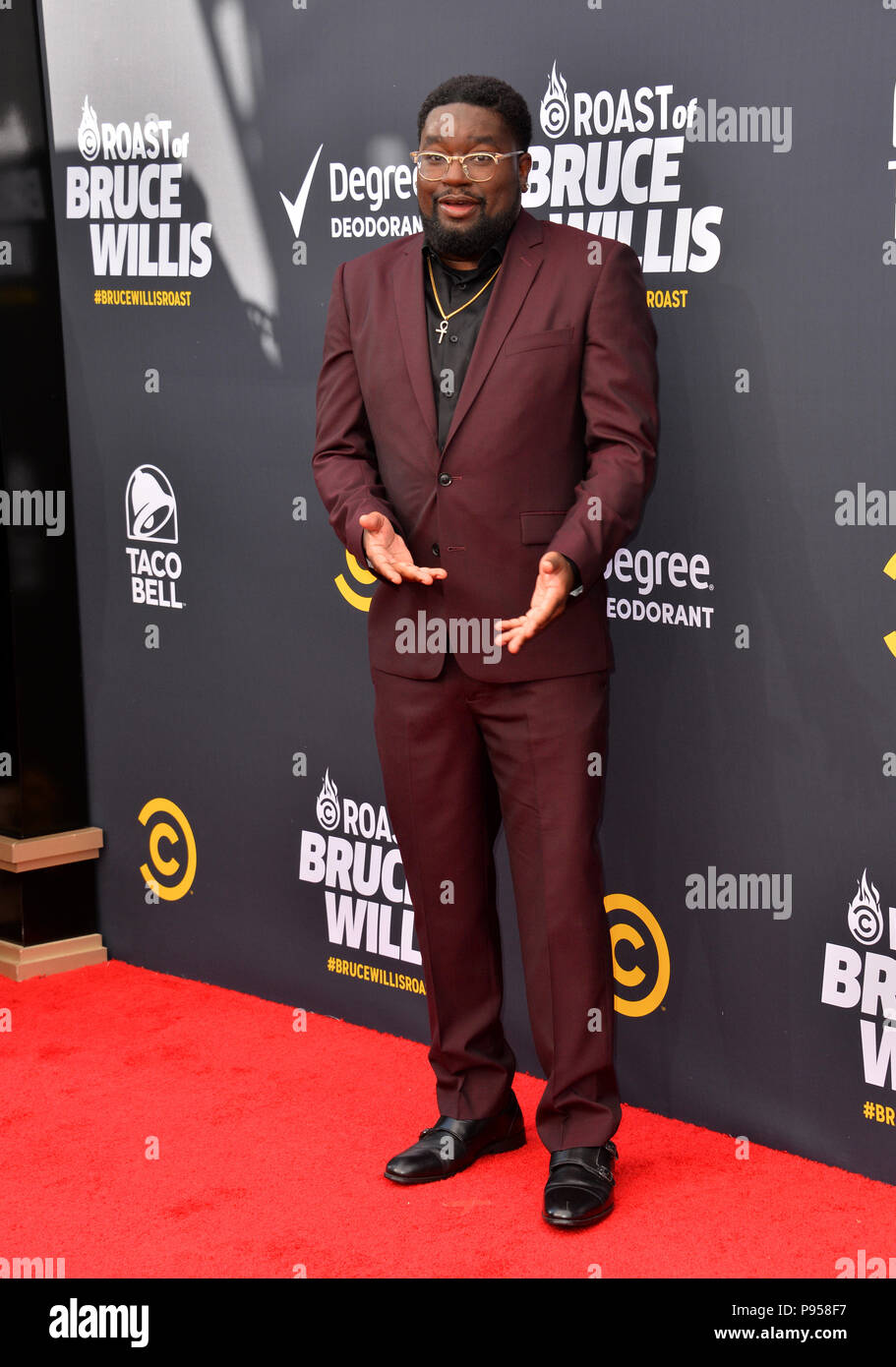 LOS ANGELES, CA. July 14, 2018: Lil Rel Howery at the Comedy Central Roast of Bruce Willis at ...