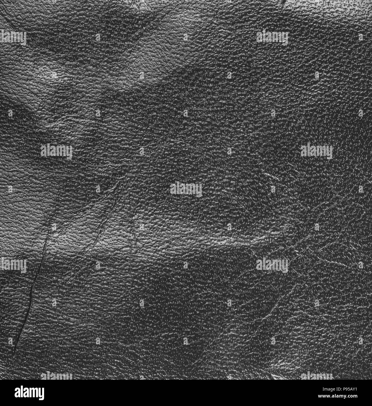 Black leather texture. Square, close up Stock Photo - Alamy