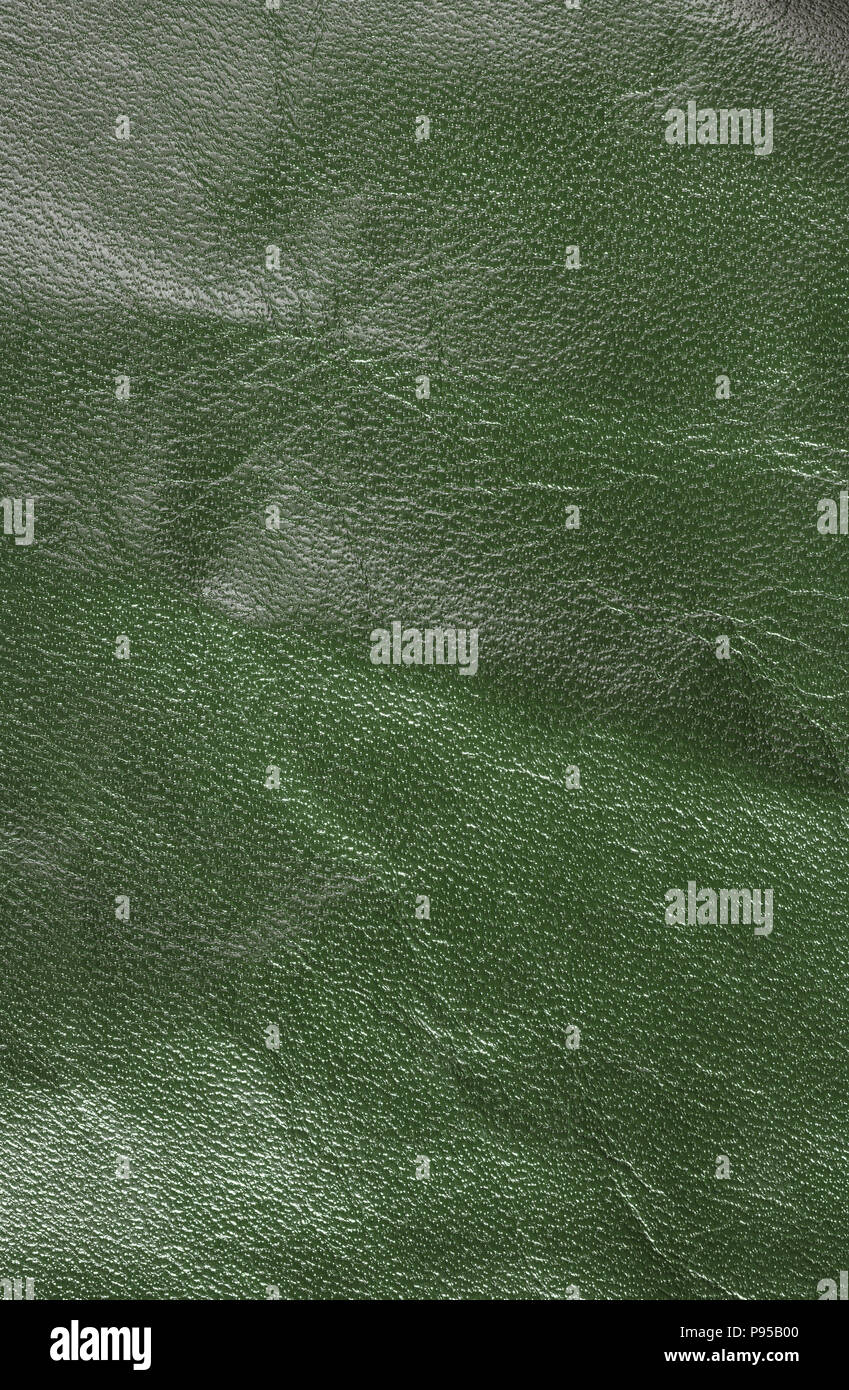 Green leather texture hi-res stock photography and images - Alamy