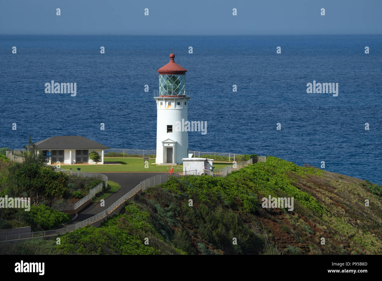 South Pacific; USA; Hawaii; Hawaiian; Island; Kauai; Kilauea Lighthouse ...