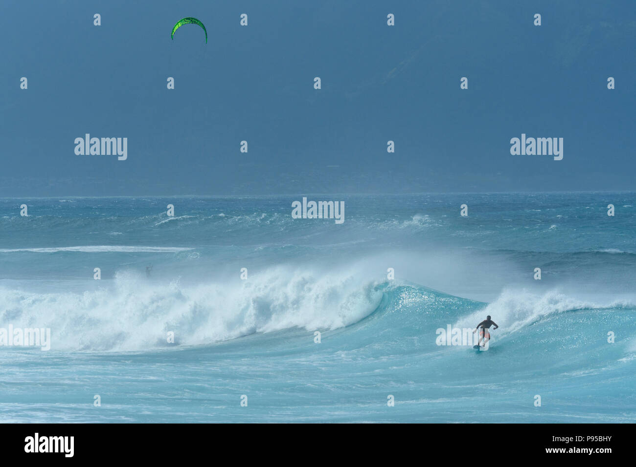 South Pacific, USA, Hawaii, Hawaiian, island, Maui, Hookipa Beach ...