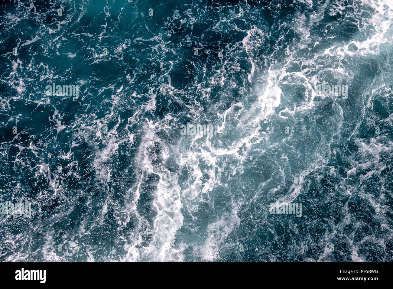 Aerial of rough water and rapids Stock Photo - Alamy