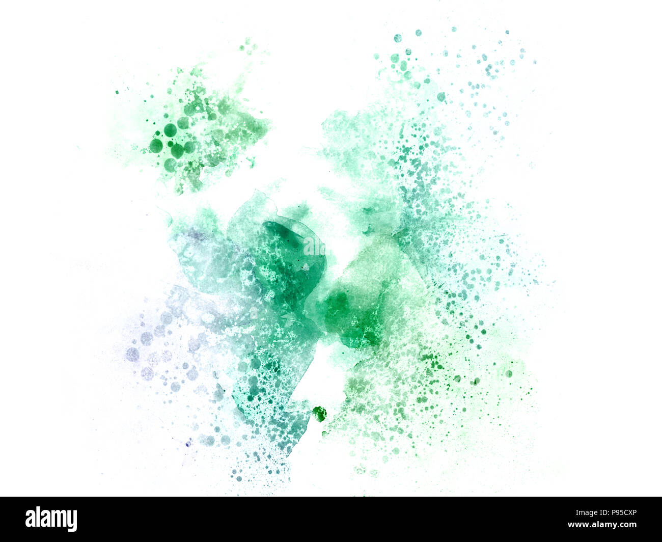 Abstract watercolor colorful Stains Paint Splatter Brushes background ...