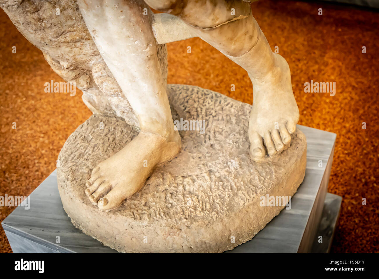 Statue of Hermes, Pentelic Marble, Found in Troezen, copy 2nd Century ...