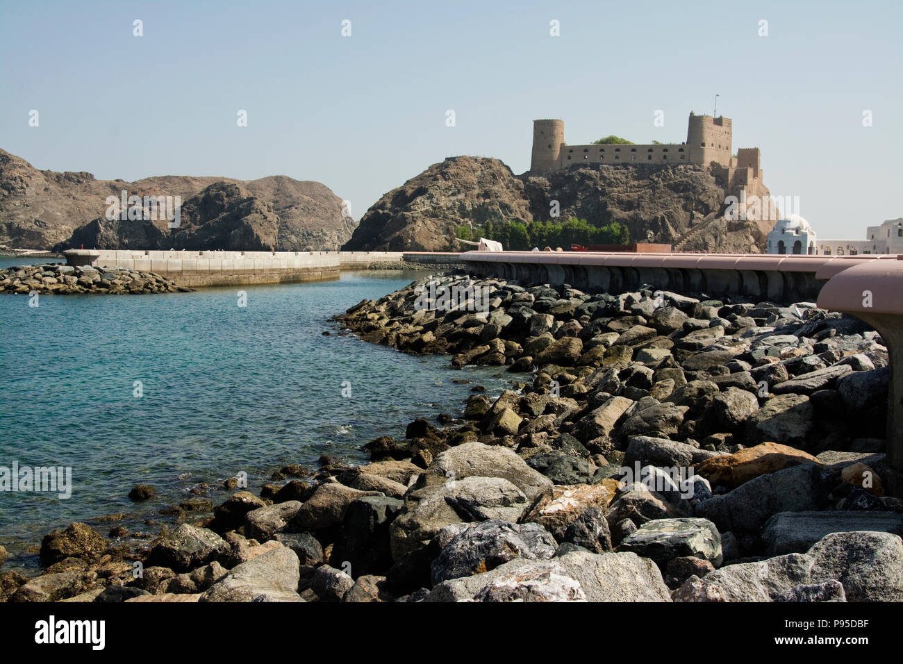 OMAN, Old Muscat, Portuguese fort, Fort Jalali (1580 Stock Photo - Alamy