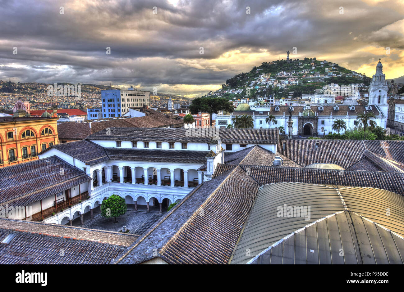 Quito, Capital of Ecuador Stock Photo - Alamy