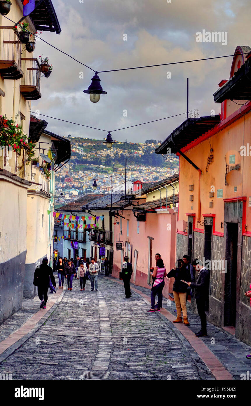 Quito, Capital of Ecuador Stock Photo - Alamy