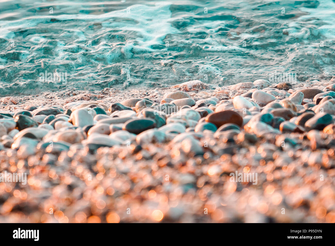 sea pebbles on the beach Stock Photo - Alamy