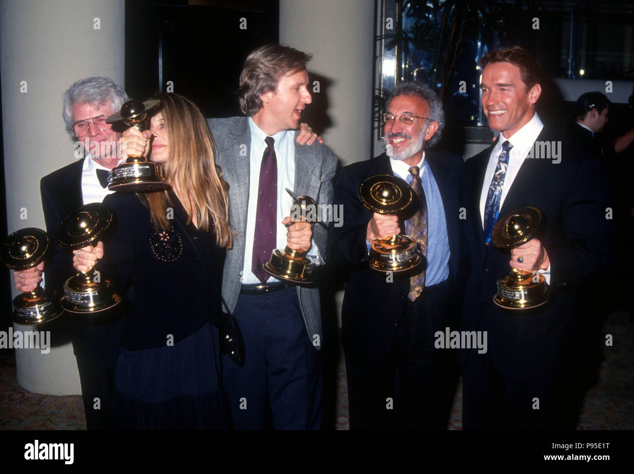 UNIVERSAL CITY, CA - MARCH 13: Actress Linda Hamilton, director James ...