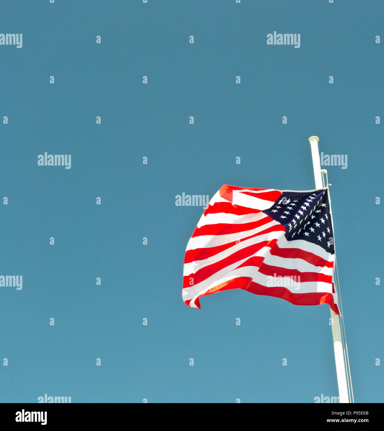 Usa flag waving hi-res stock photography and images - Alamy