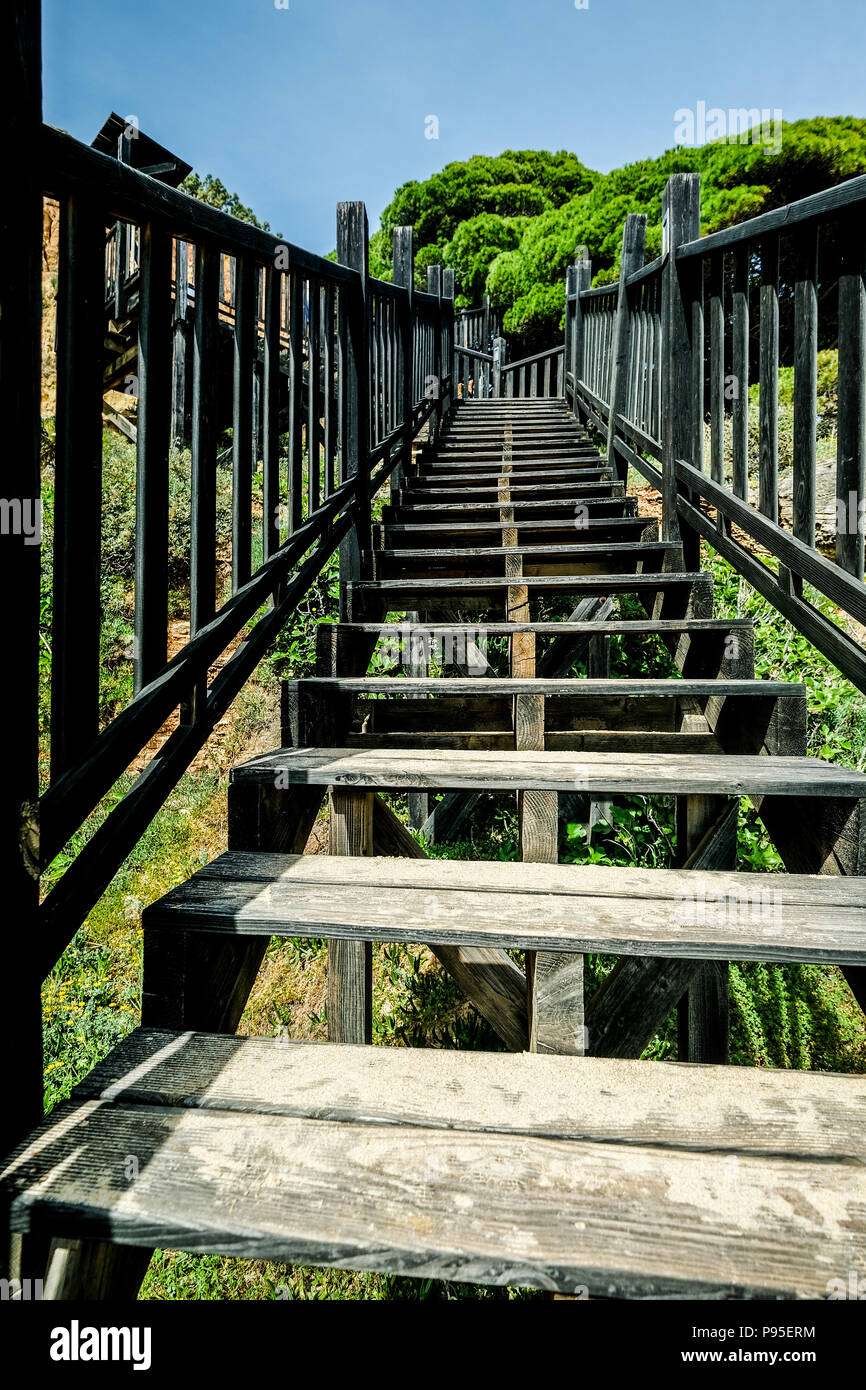 Beach stair hi-res stock photography and images - Alamy
