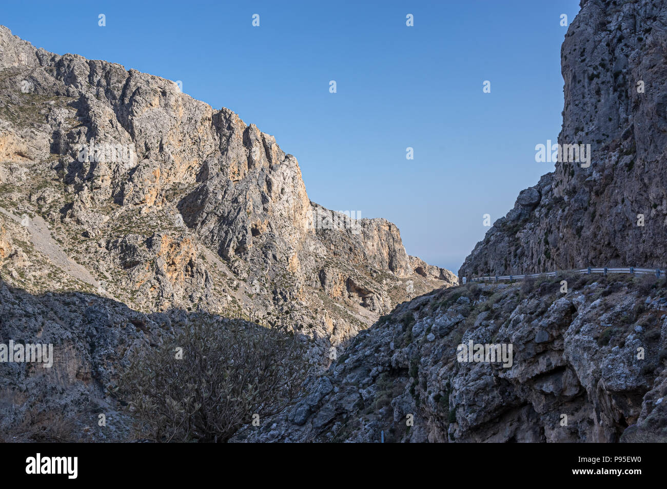 Kourtaliotiko gorge (canyon), Crete island, Greece Stock Photo - Alamy