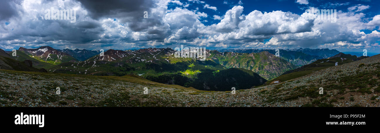 Engineer Pass view from the top panorama Stock Photo - Alamy
