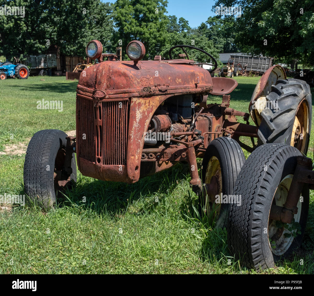 Gasoline powered tractor hi-res stock photography and images - Alamy