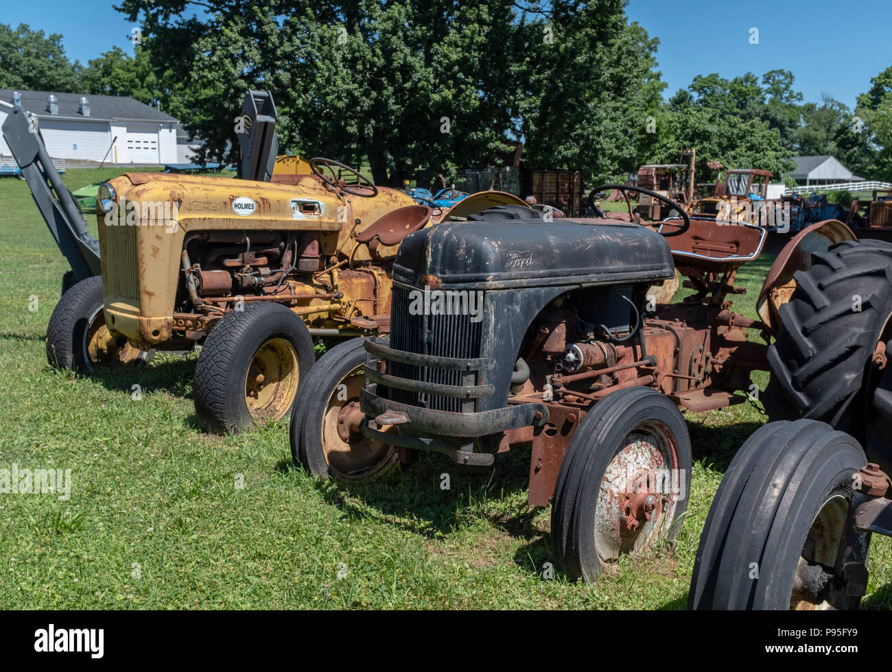 Gasoline powered tractor hi-res stock photography and images - Alamy