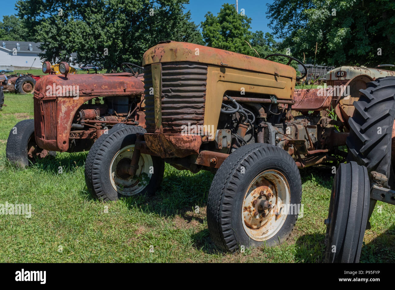 Gasoline powered tractor hi-res stock photography and images - Alamy