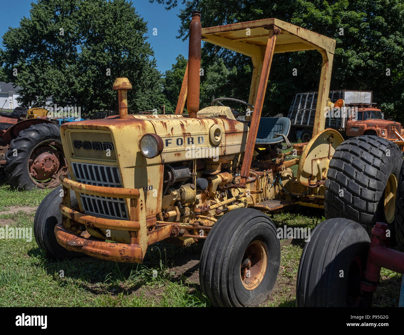 Gasoline powered tractor hi-res stock photography and images - Alamy