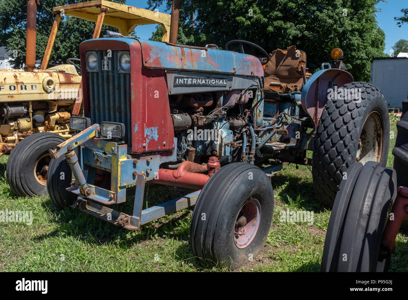 Gasoline powered tractor hi-res stock photography and images - Alamy