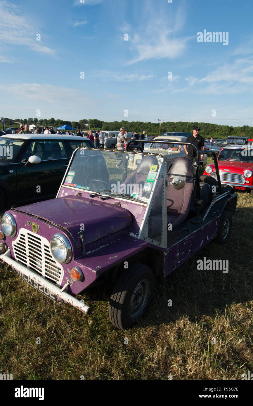 purple Mini Moke Classic car Northamptonshire UK jeep painted purple ...