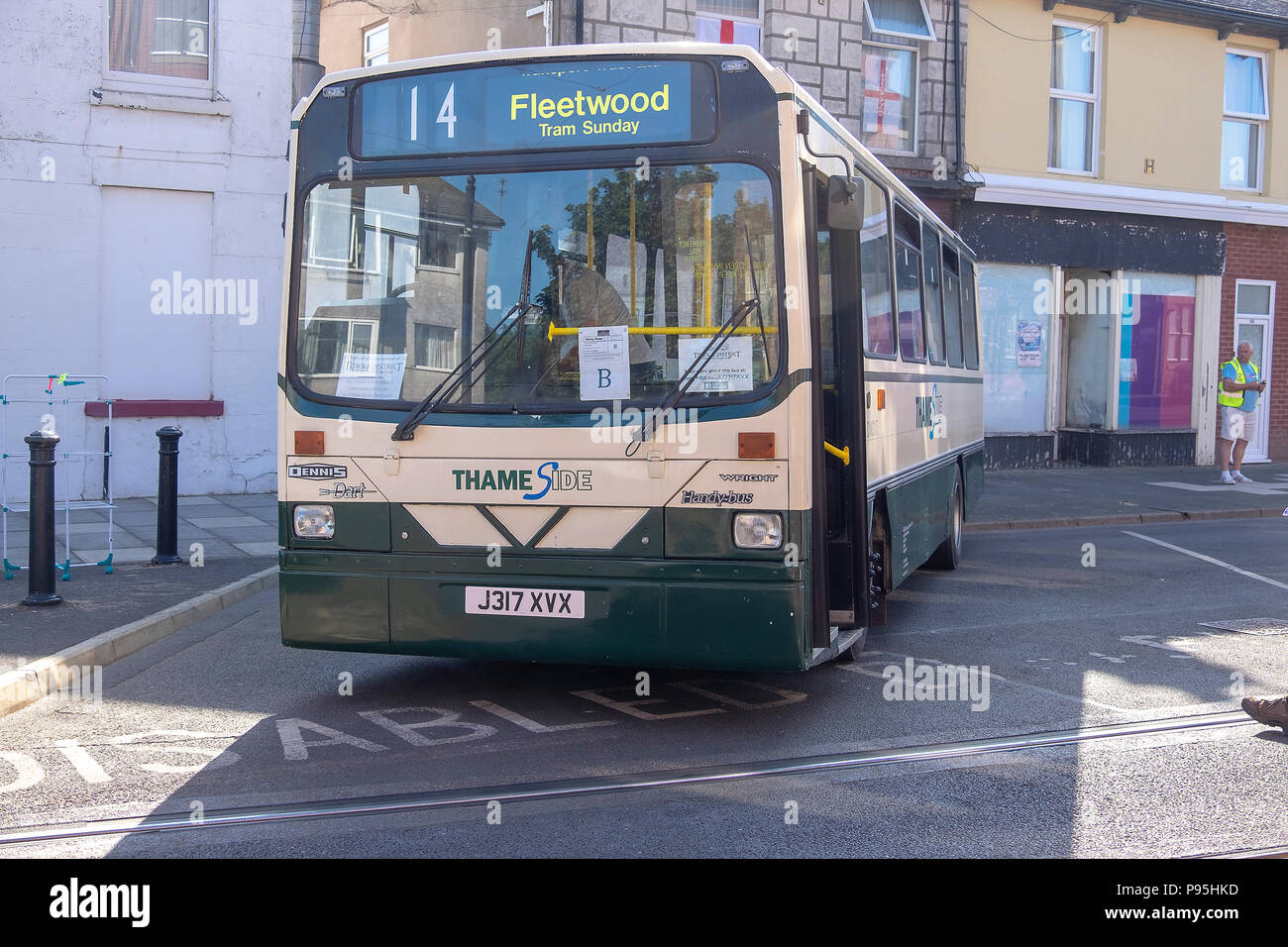 Vintage buses on display at vintage bus rally Stock Photo - Alamy