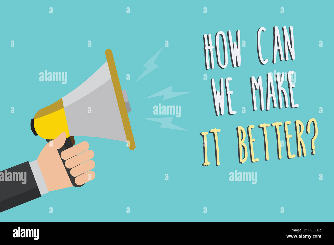 Text sign showing How Can We Make It Better question. Conceptual photo ...