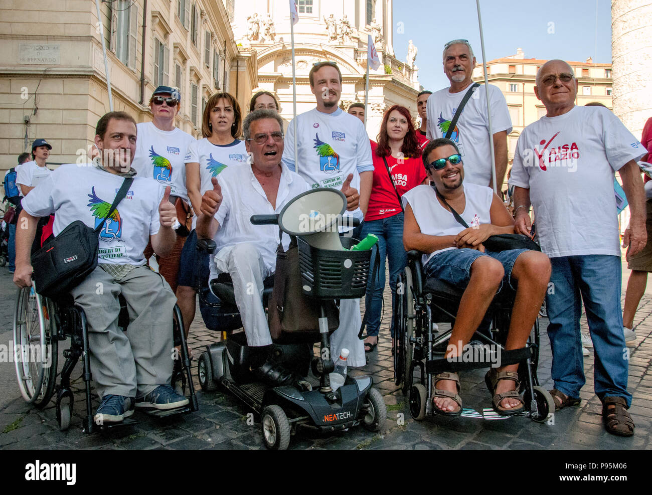 Rome, "Disability Pride", an international day dedicated to the ...