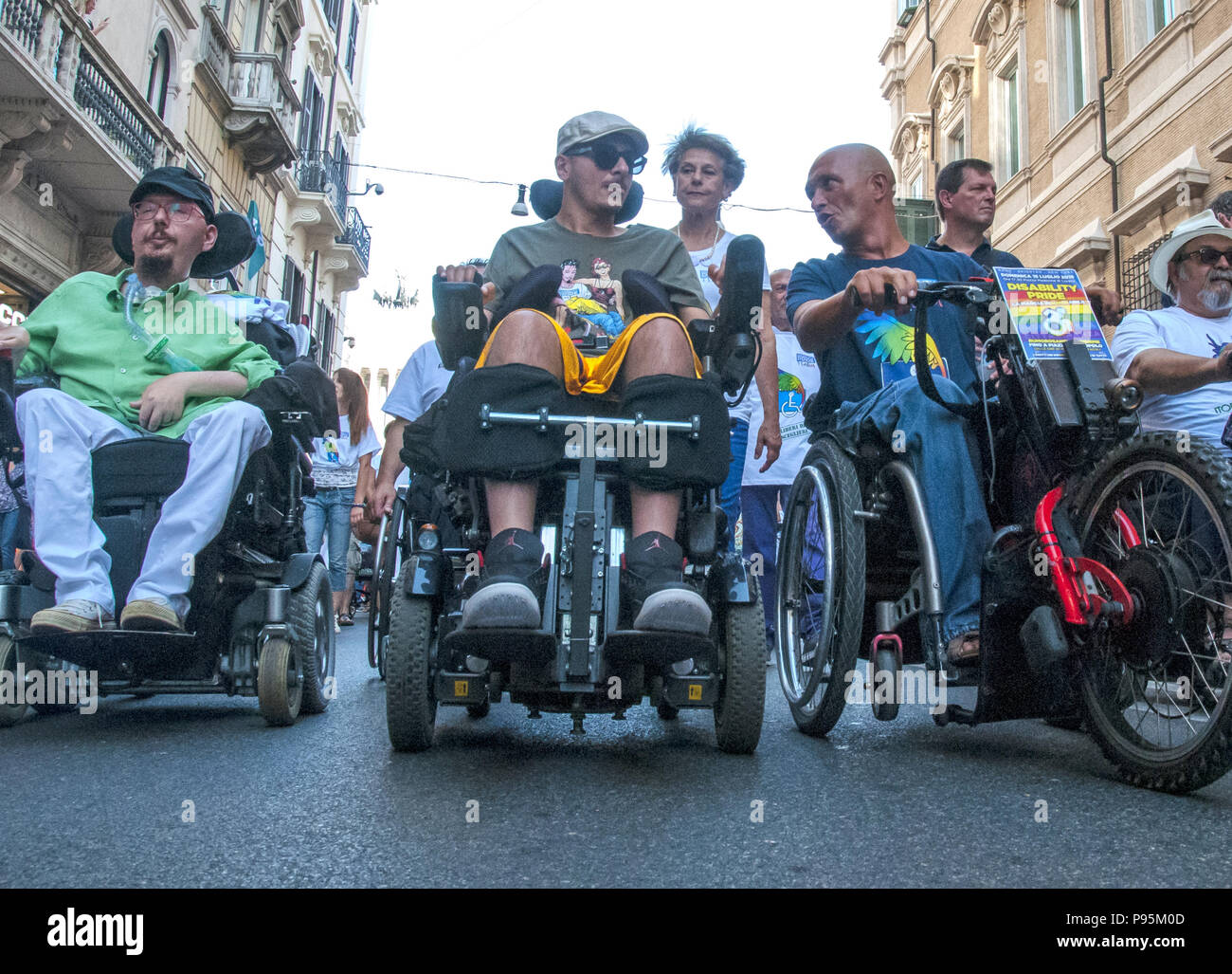 Rome, "Disability Pride", an international day dedicated to the ...