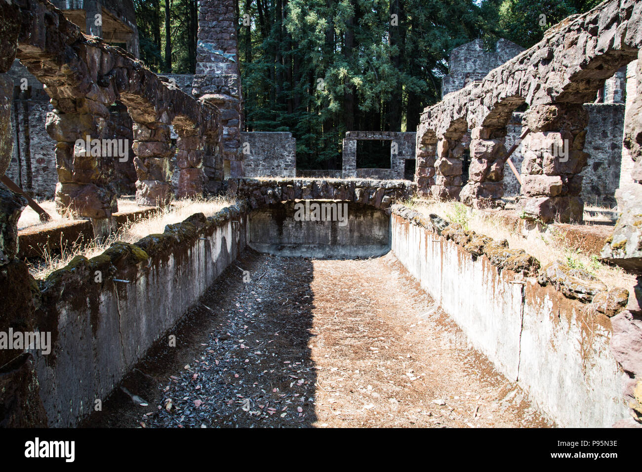 A look at the interior of Wolf House, the dream abandoned home of Jack ...