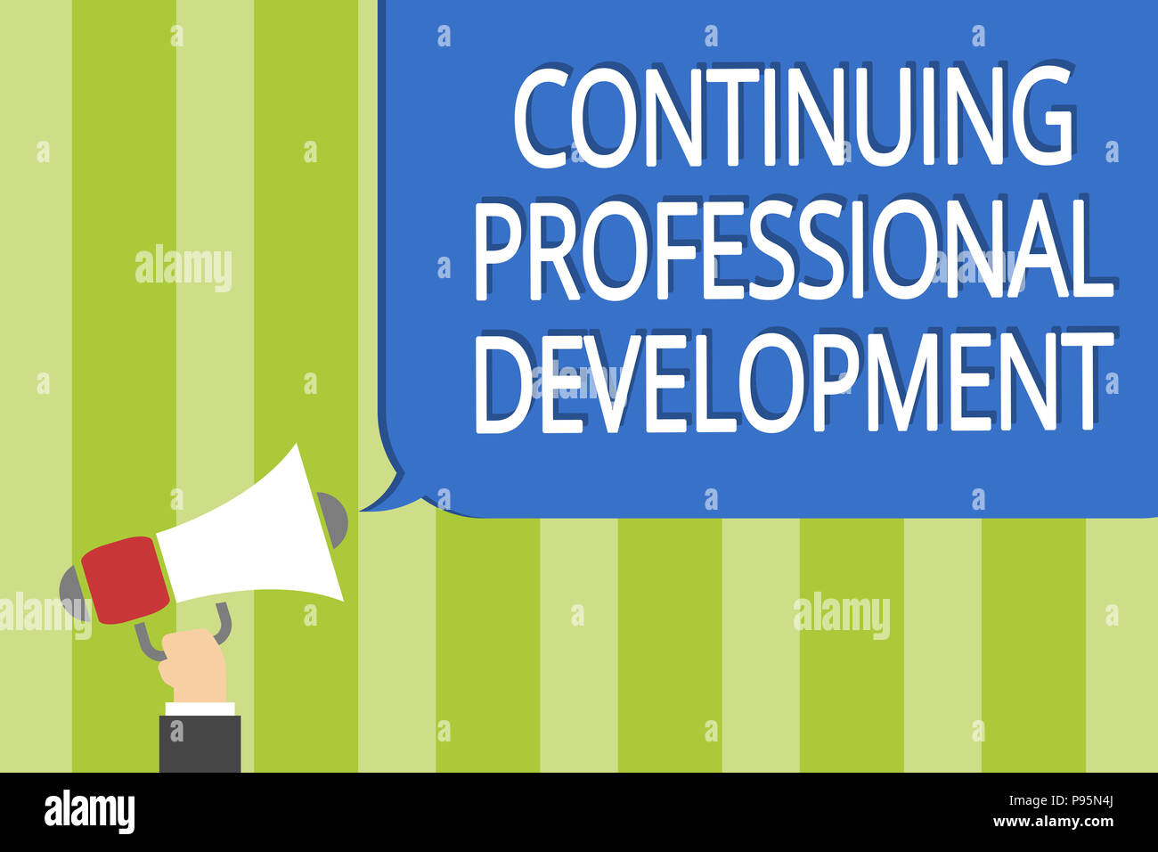 Word writing text Continuing Professional Development. Business concept ...