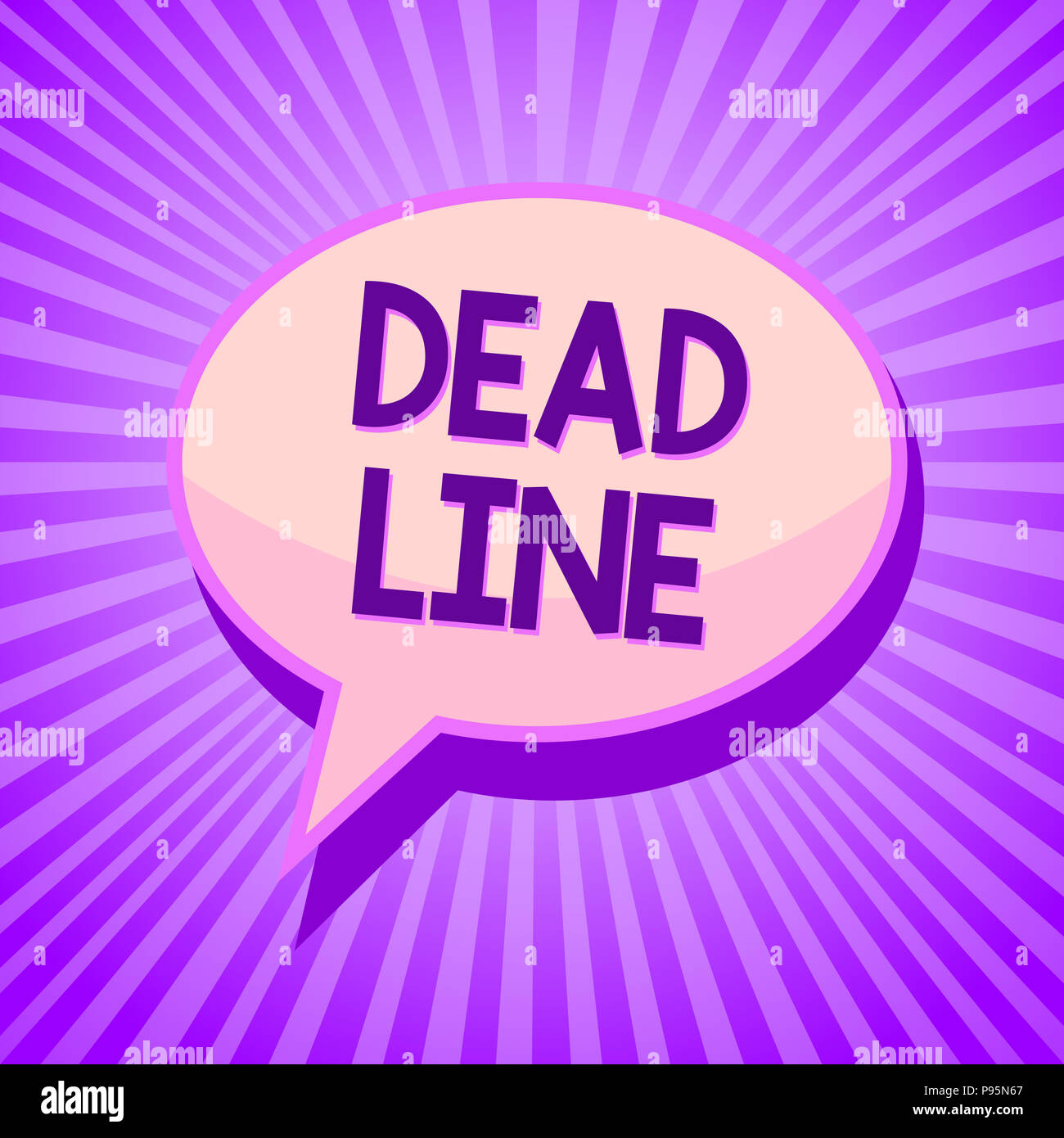 Conceptual hand writing showing Dead Line. Business photo text Period ...