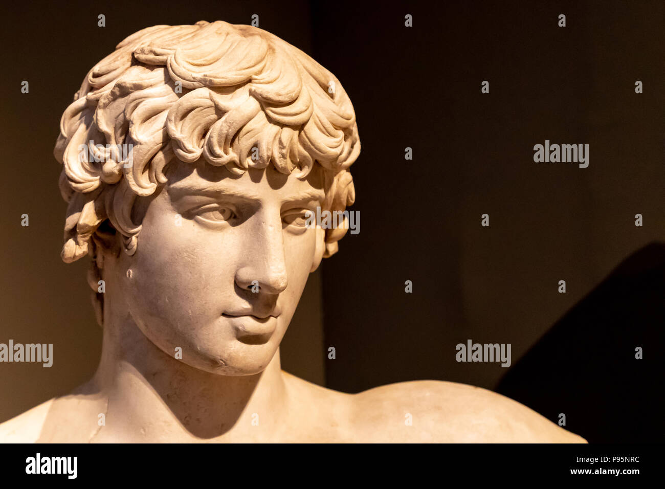 Portrait antinoos of bithynia hi-res stock photography and images - Alamy