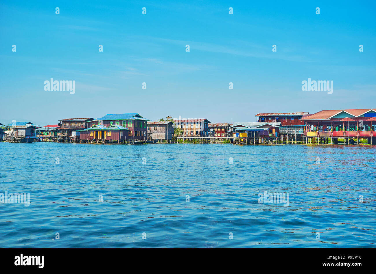 Southeast asia myanmar burma inlay lake agriculture hi-res stock ...