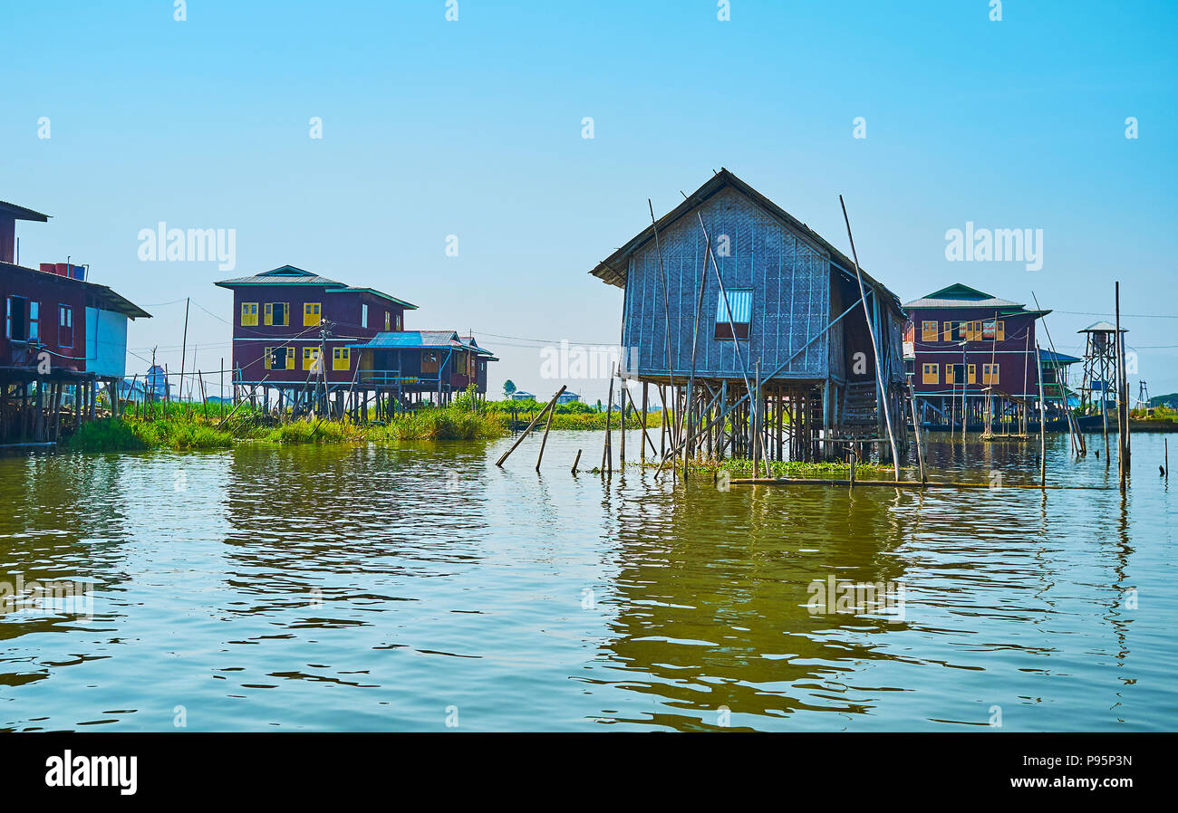 Inle Lake attracts tourist to explore beautiful fishing villages with ...