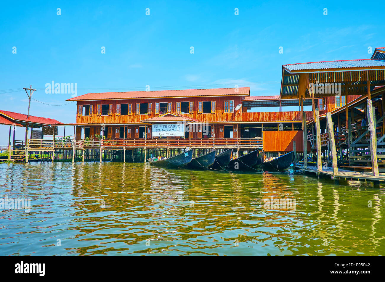Southeast asia myanmar burma inlay lake agriculture hi-res stock ...