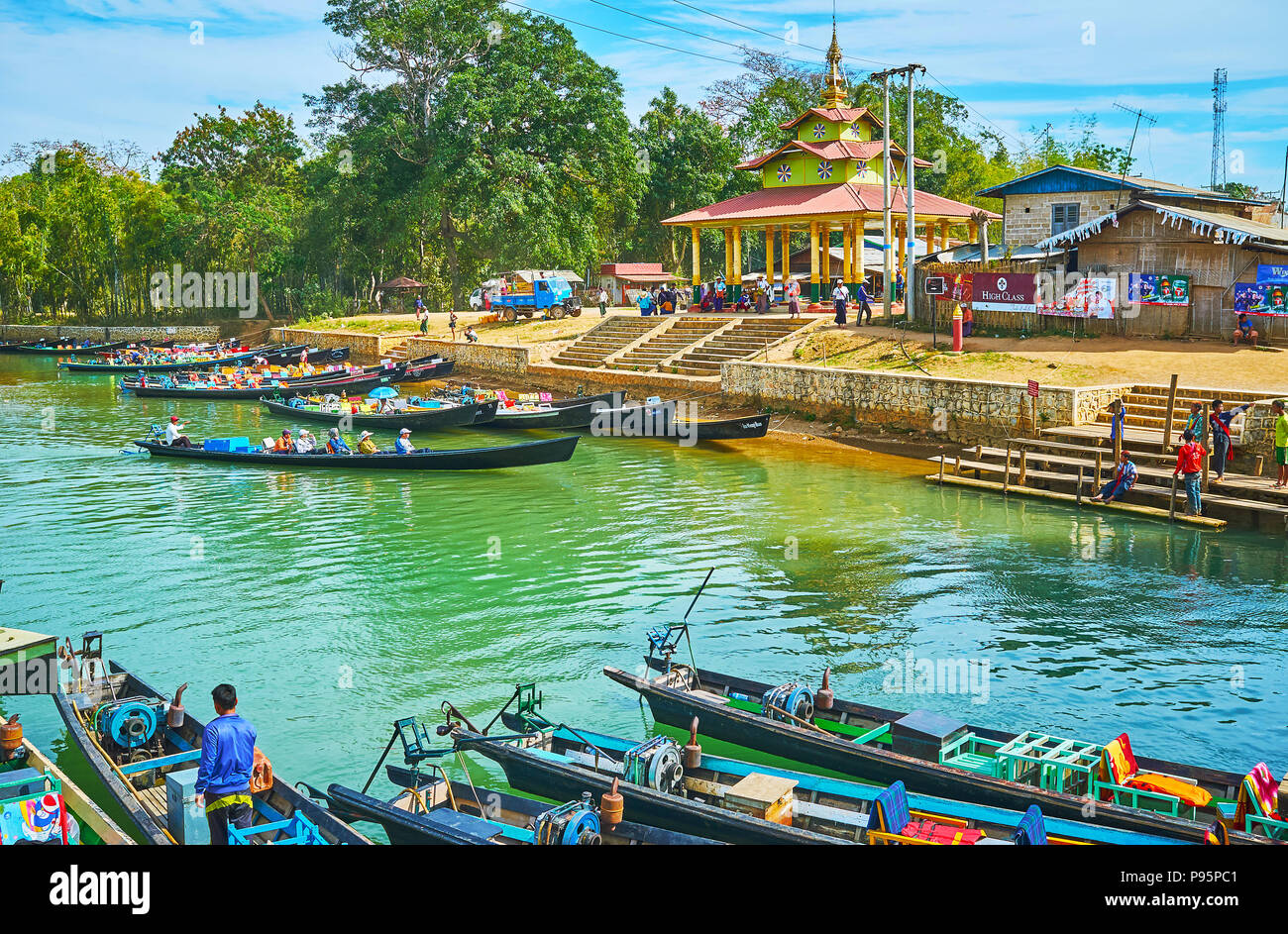 Myanmar port china hi-res stock photography and images - Alamy